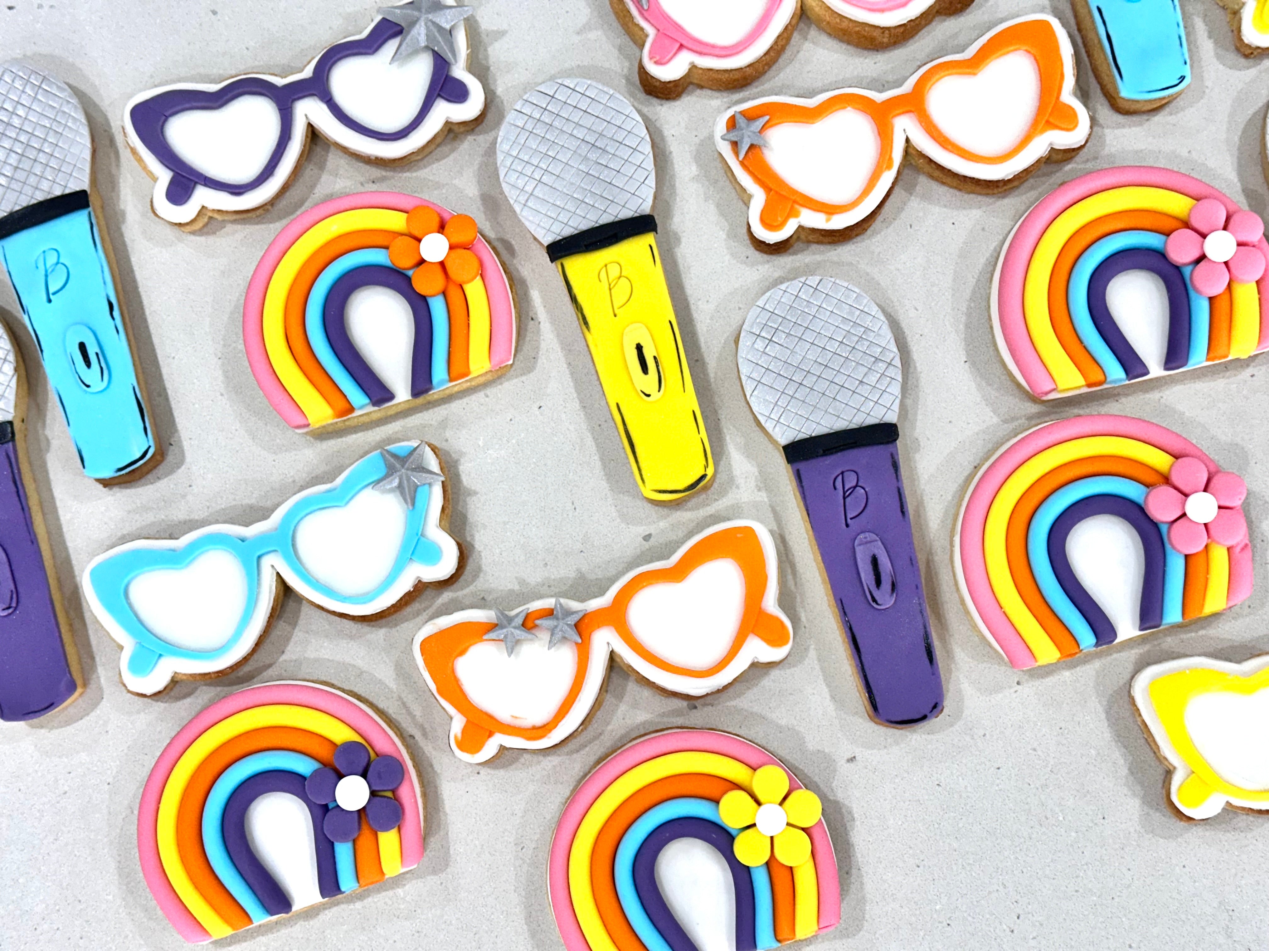 Disco Party Custom Cookies – The Cake Creative