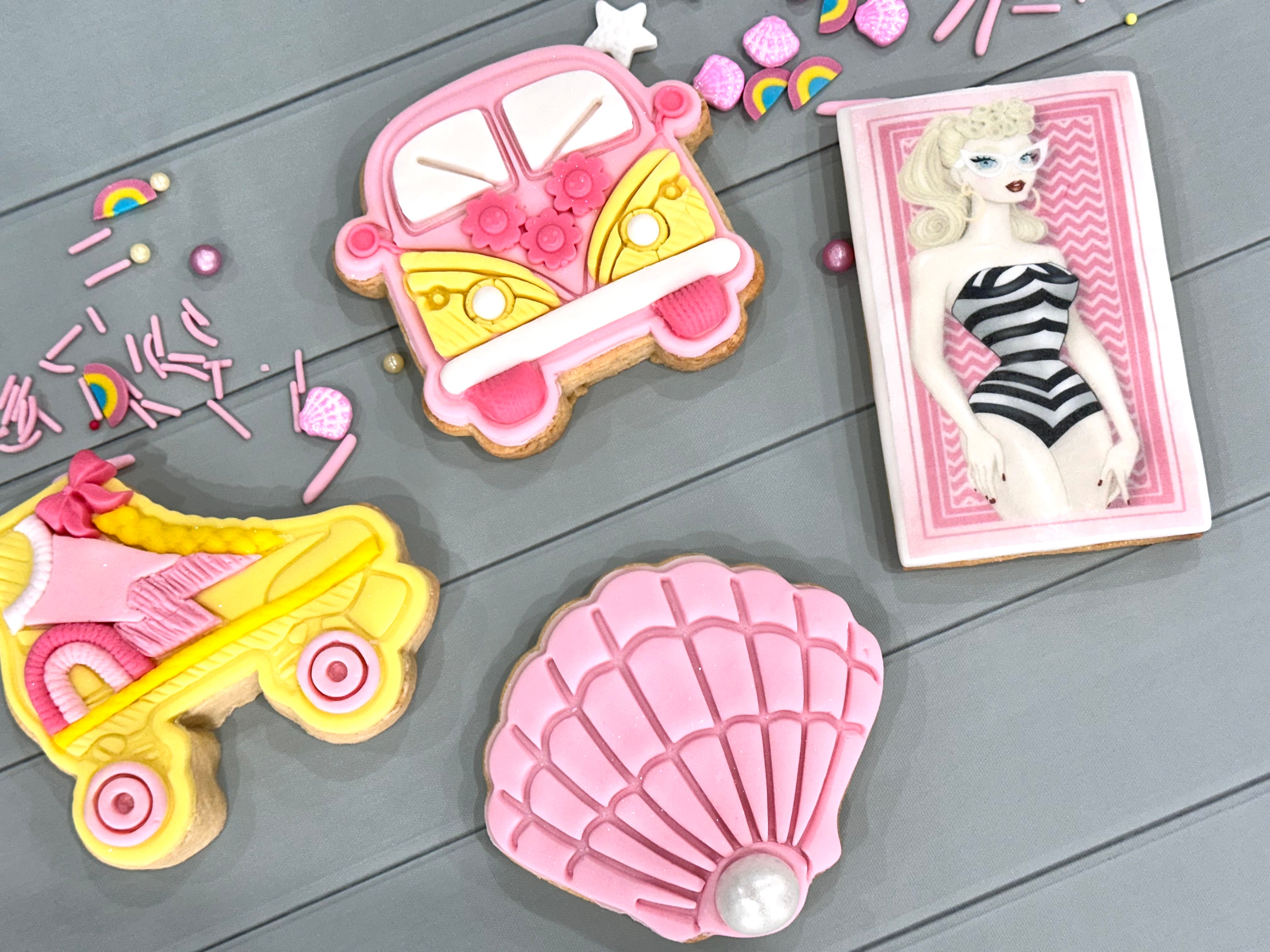 Barbie Custom Cookies – The Cake Creative