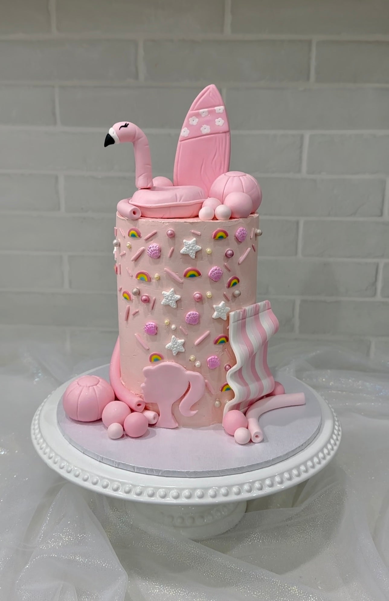 Barbie Beach Buttercream Custom Cake – The Cake Creative